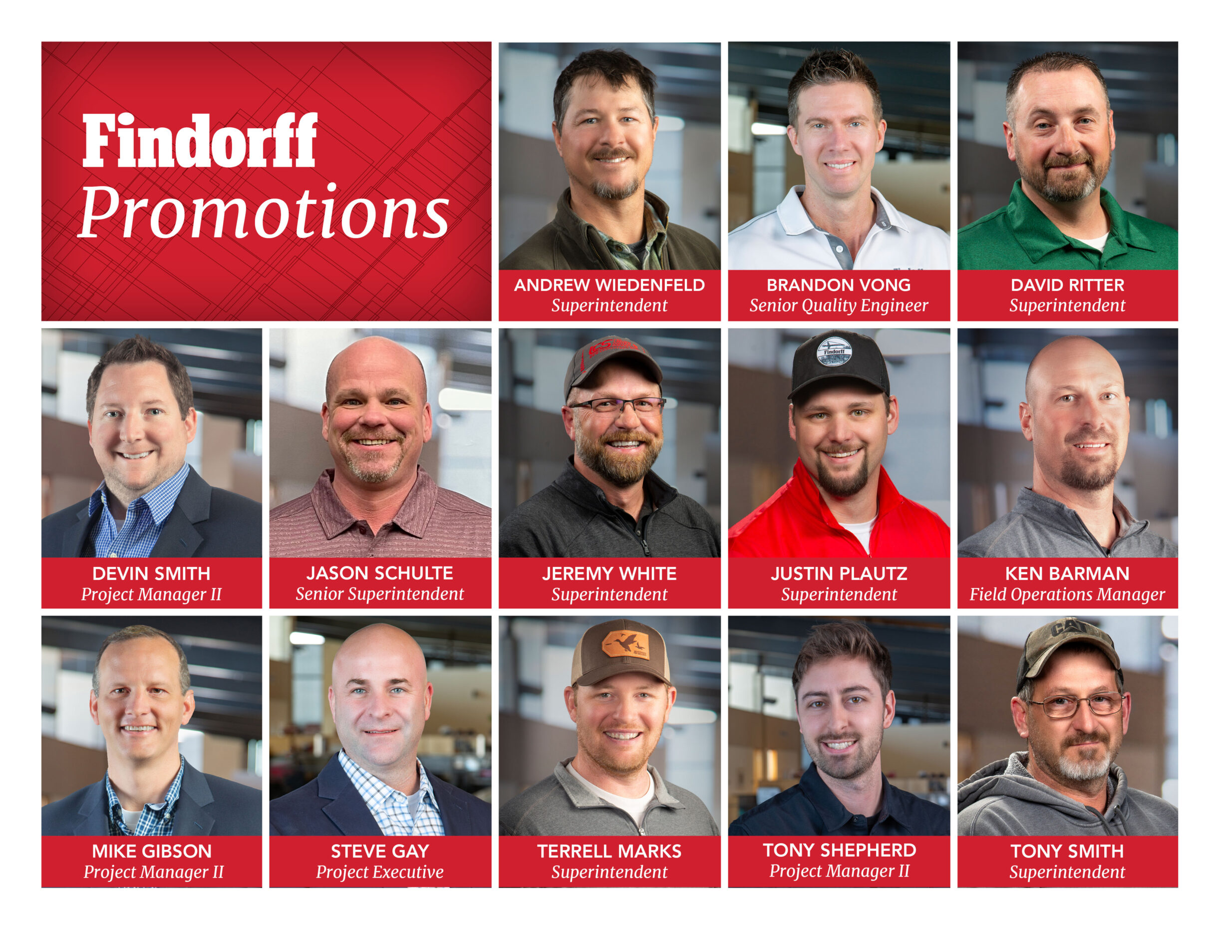Q2 2025 Staff Promotions - J.H. Findorff & Son Inc.